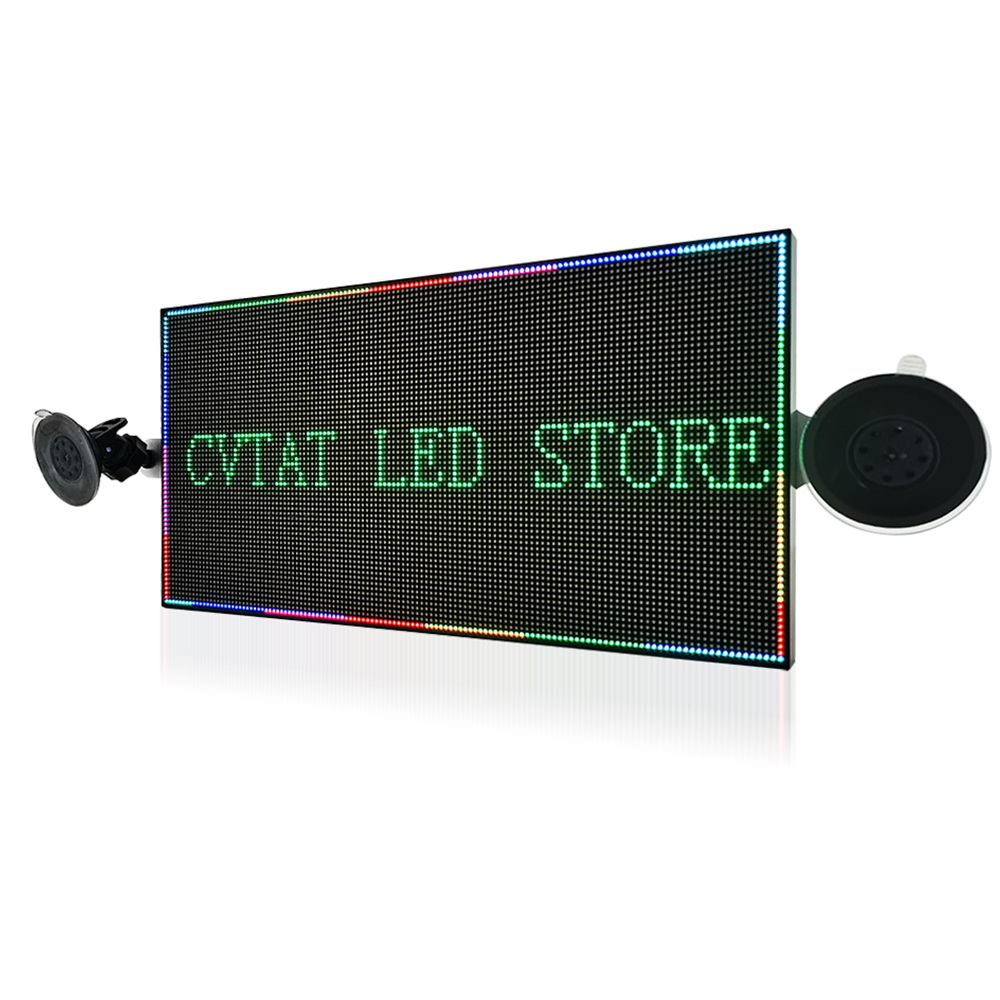 Car LED Sign car led message board LED billboard advertising sign board ...