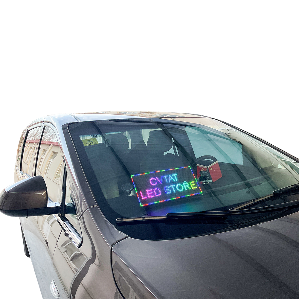 Car LED Sign car led message board LED billboard advertising sign board ...