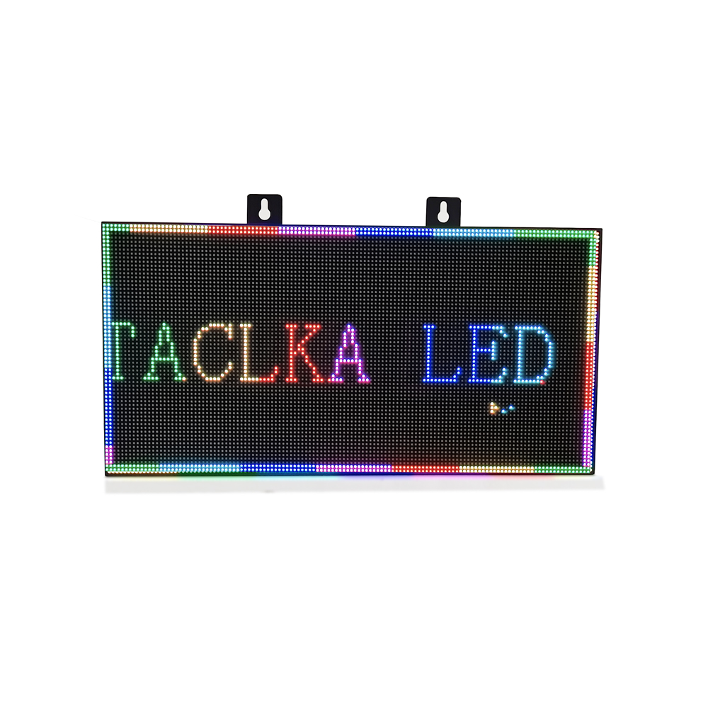 A1 LED Billboard indoor RGB programmable LED sign advertising word ...