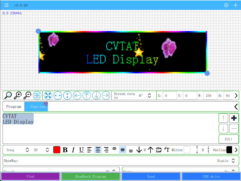 A2 LED Billboard programmable LED sign_CVTAT LED Display