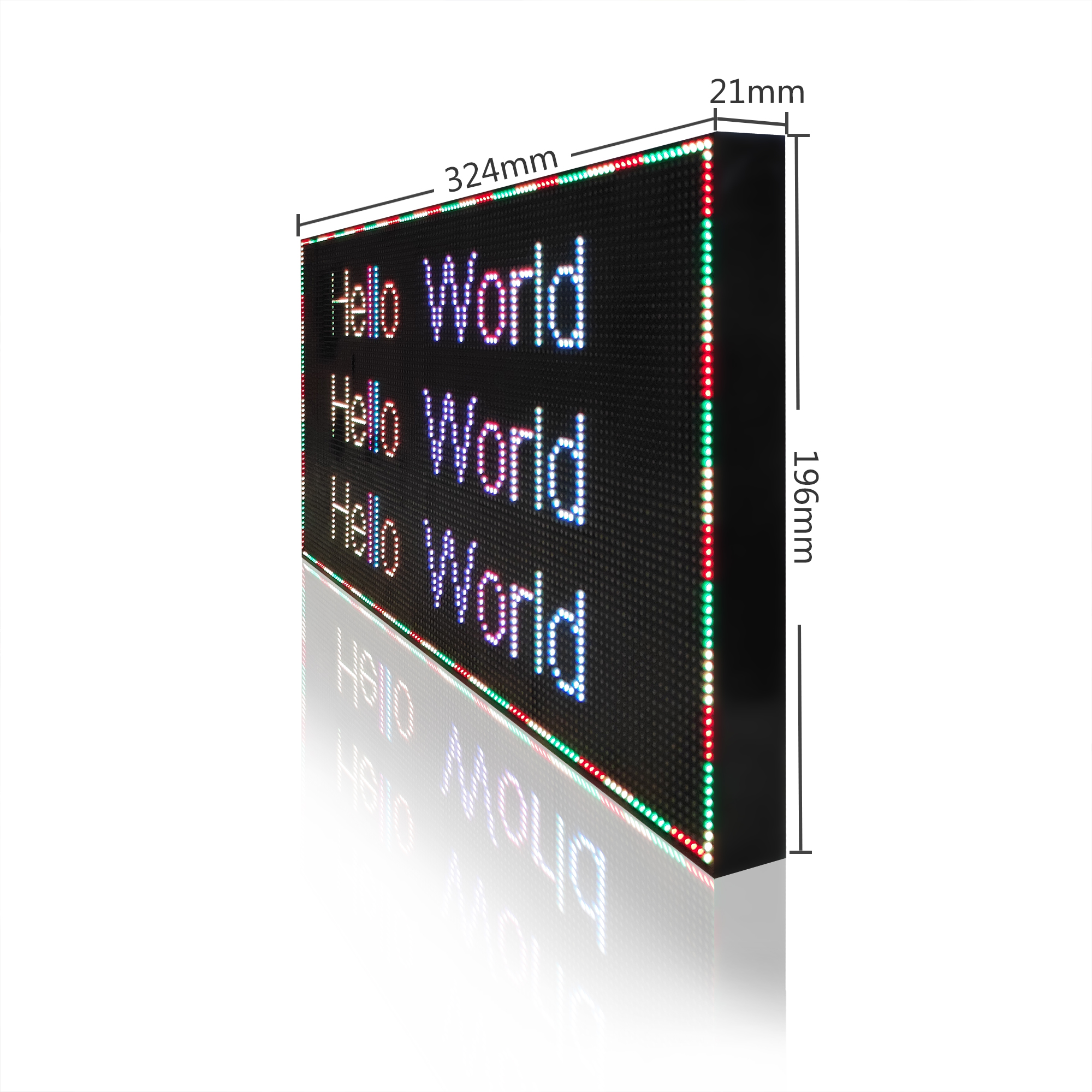 B2 LED Sign indoor full-color Programmable LED Screen, LED billboard ...